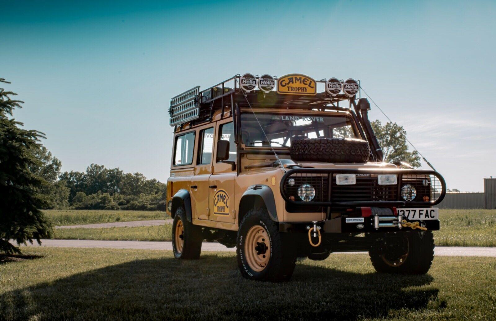 1990 Land Rover Defender 110 Genuine Camel Trophy Completely Restored ...